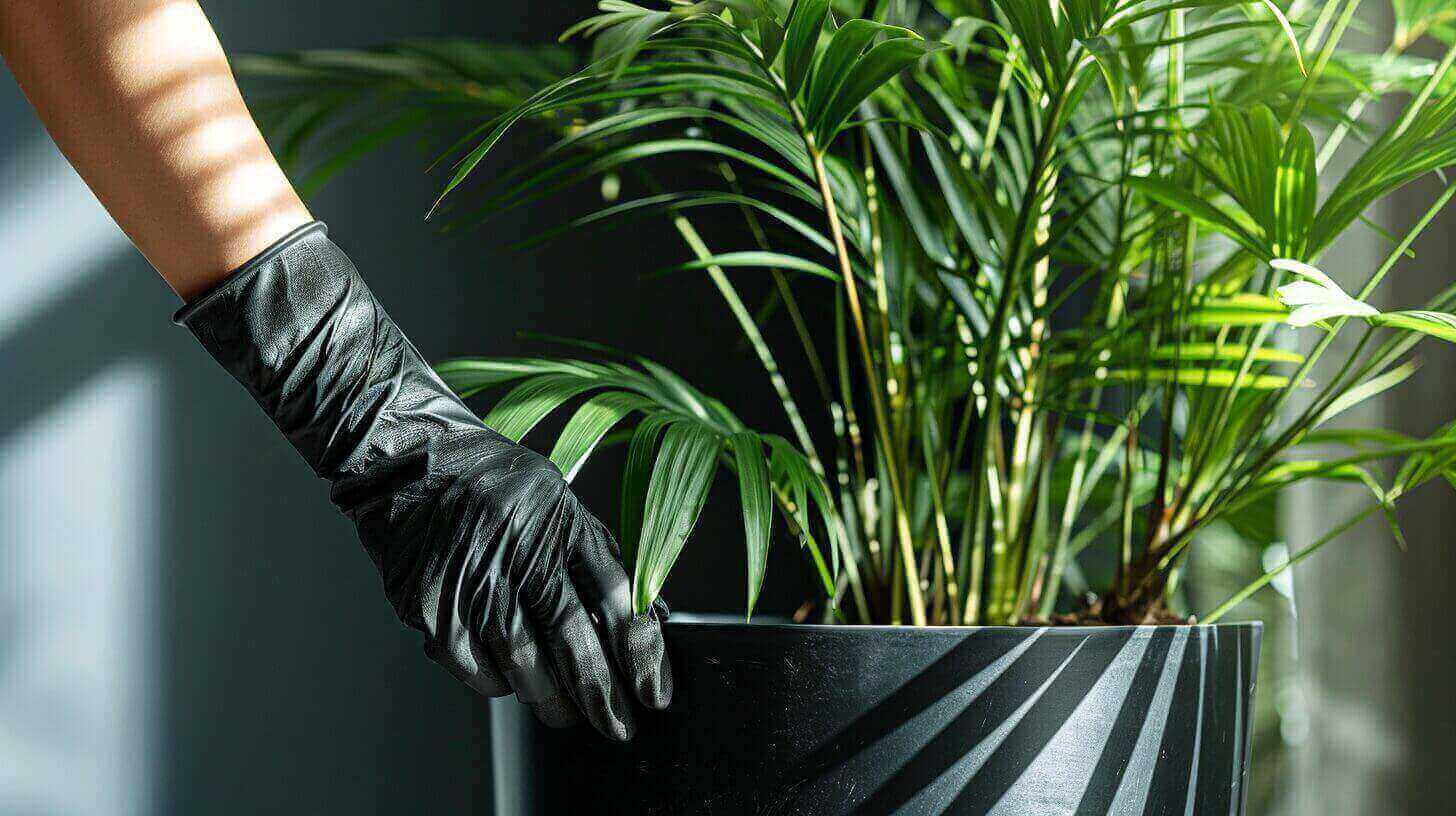 Repotting Parlor Palms(Chamaedorea Elegans) to Encourage New Growth